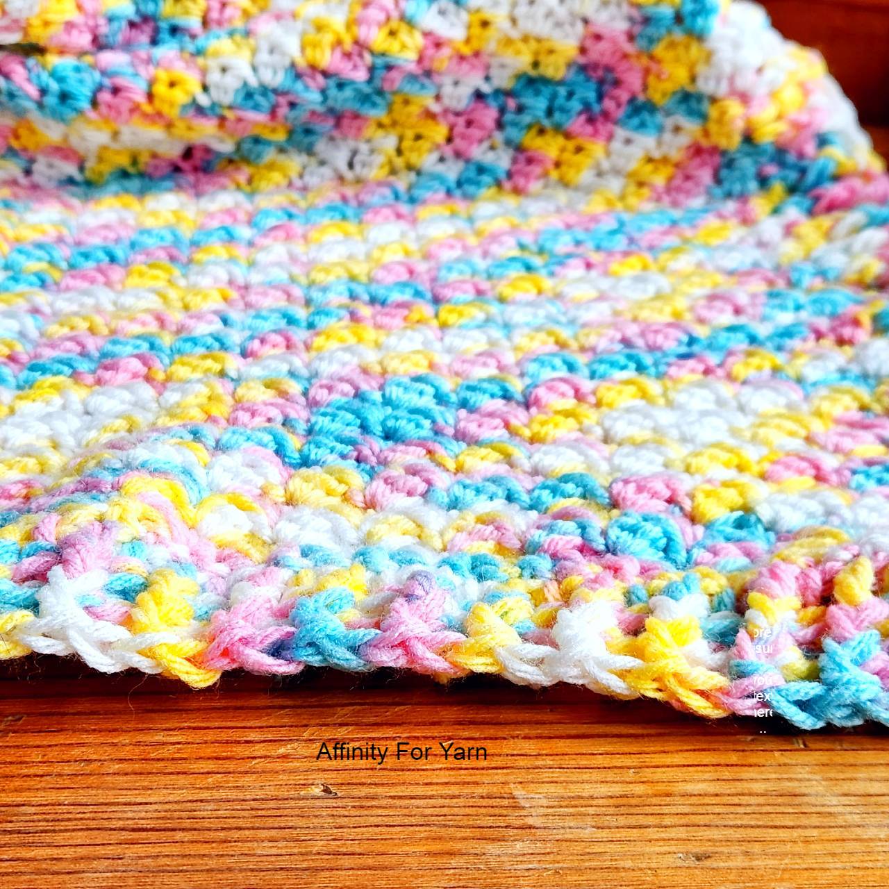 Suzette Stitch Crochet Baby Blanket Pattern - Affinity For Yarn